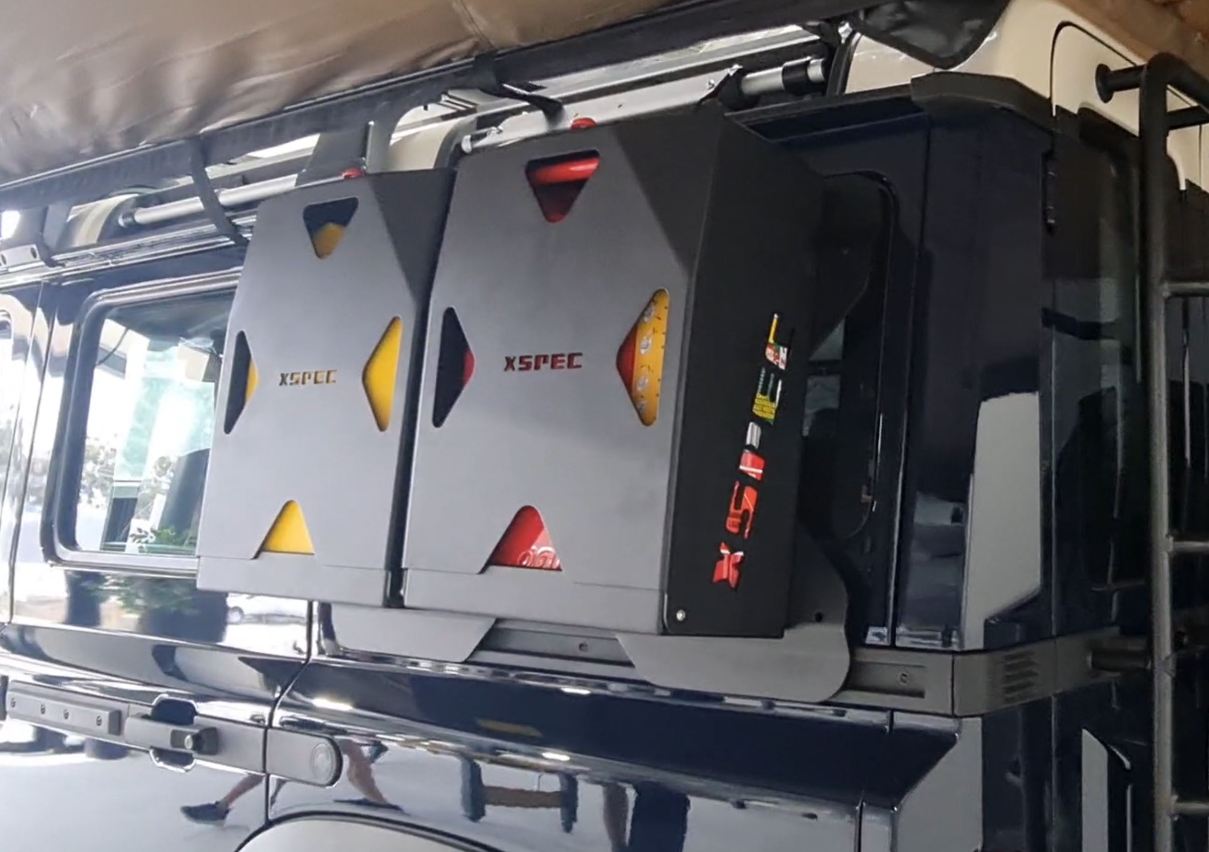 XSPEC 20L Lockable Jerry Can Holder - Expedition HQ