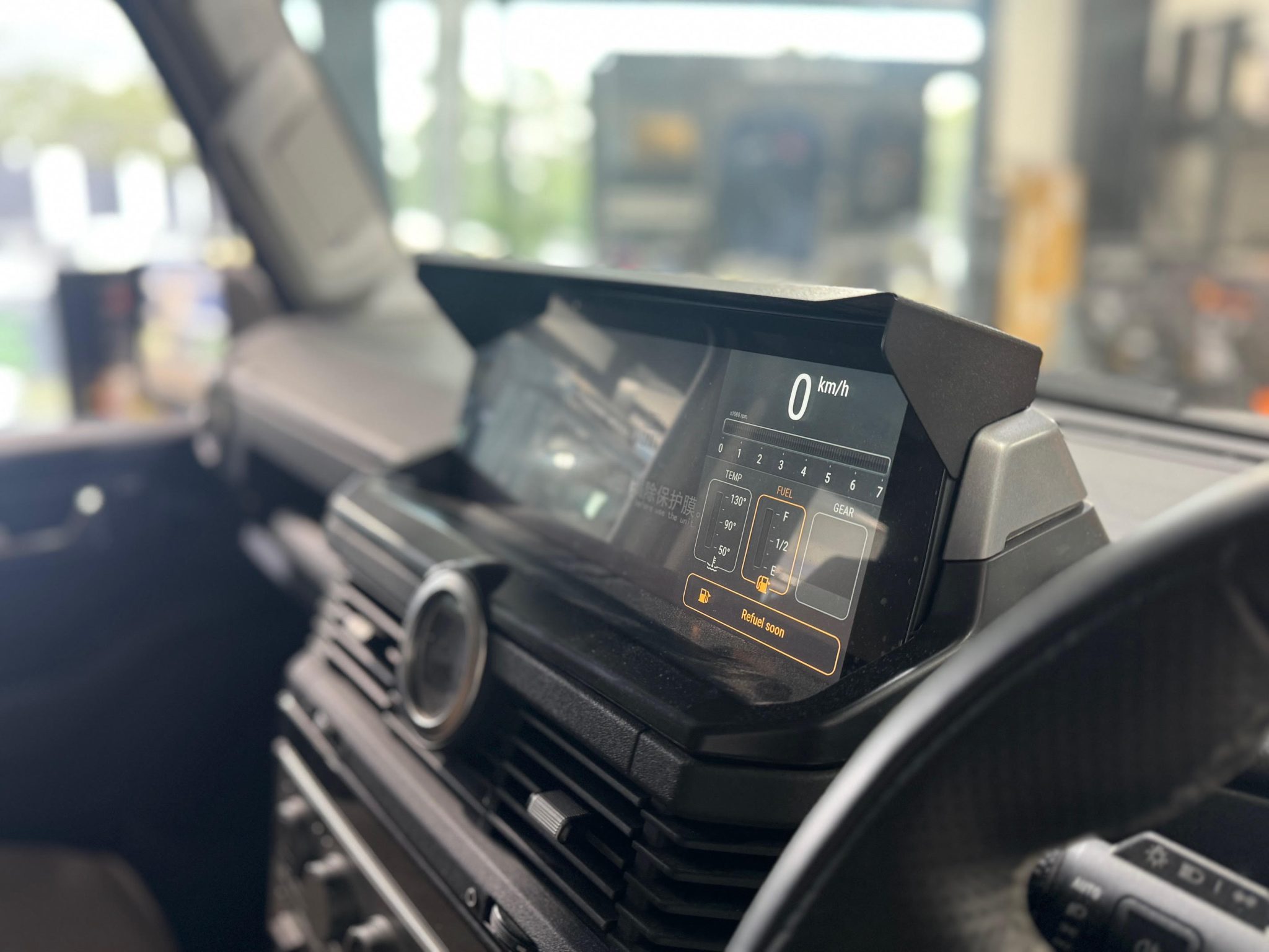 Blacksheep display screen Sunvisor - Ineos Grenadier - Expedition HQ