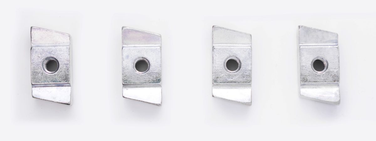 LETECH ROOF RACK MOUNTING KIT SLIDING BLOCKS WITH INTERNAL THREAD ...