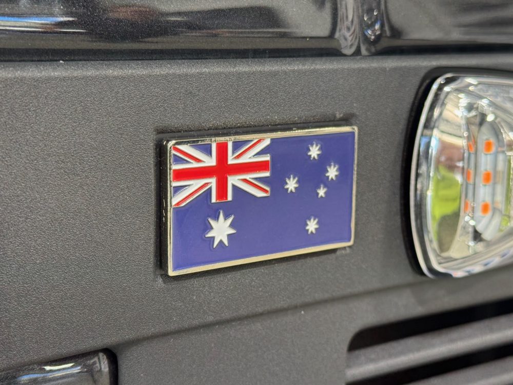AUSTRALIAN FLAG DRIVERS SIDE 3D BADGE, INEOS GRENADIER - Expedition HQ